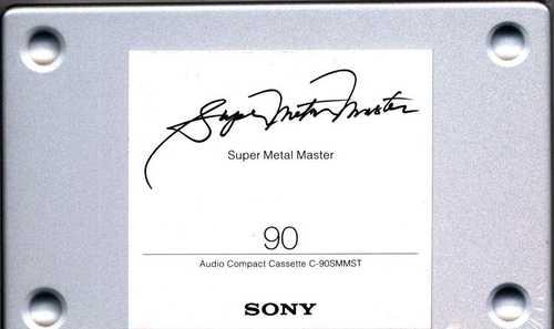 Кассеты sony super metal master C90