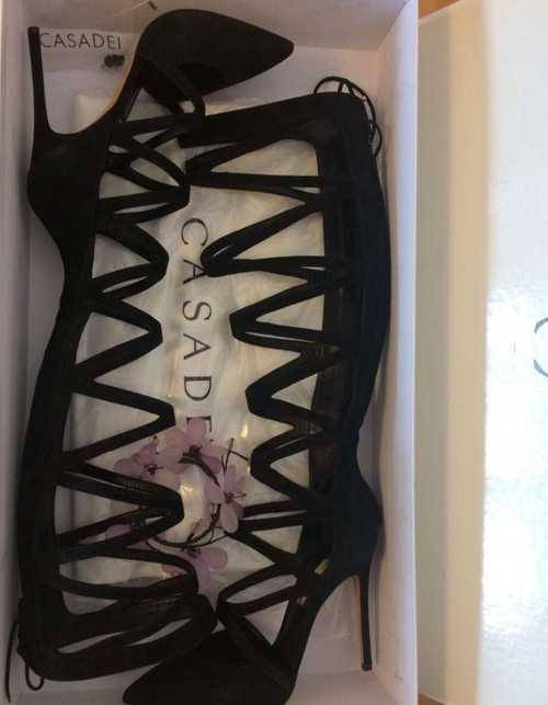 Новые летние сапоги босоножки Casadei (оригинал)