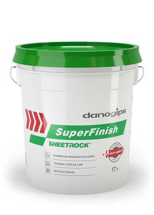 Шпаклевка Шитрок суперфиниш sheetrock 28кг 17л