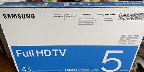 Новый телевизор Samsung UE43n5500 Smart TV