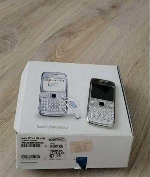 Nokia e72 white edition