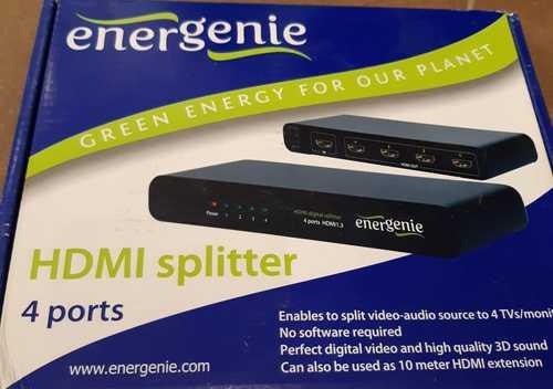 Hdmi splitter 4 ports