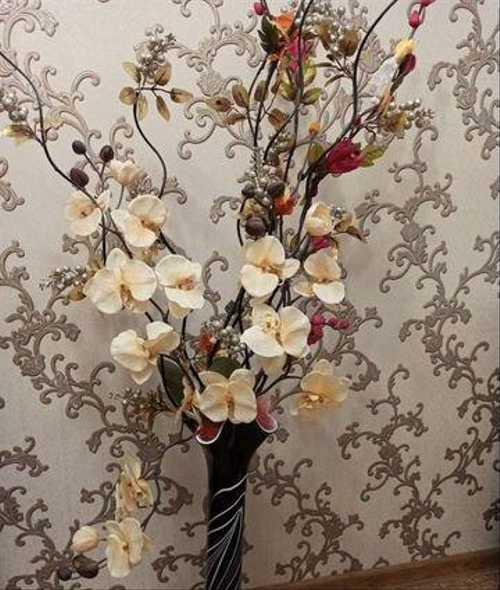 Искусственная сакура, декоративные цветы