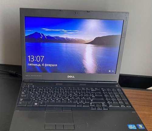 15.6" dell Precision M4600 i7 16gb, 500 SSD