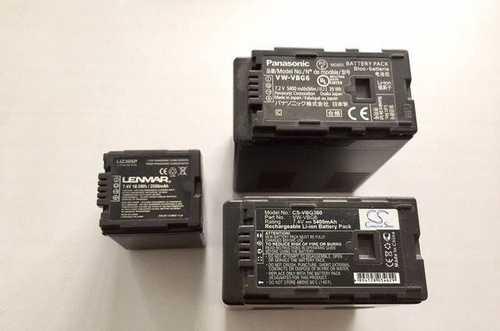 Аккумуляторные батареи Panasonic vw-vbg6