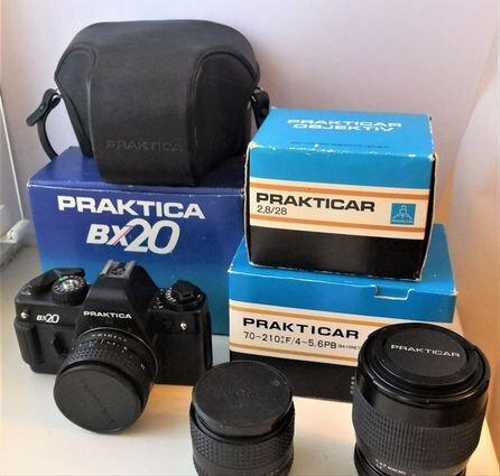 Пленочный фотоаппарат Praktiсa BX20 с объективами