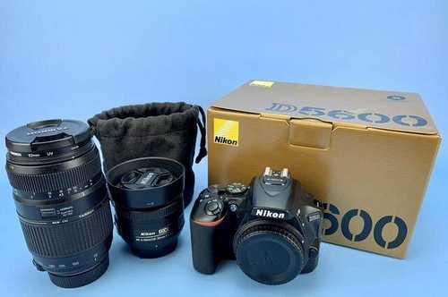 Фотоаппарат Nikon d5600 c двумя объективами