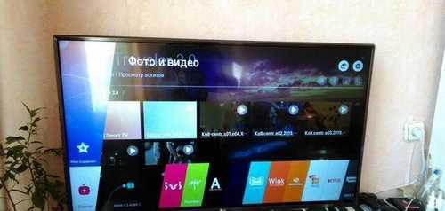 Топовый LG 43 дюйма smart tv