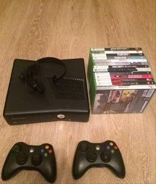 Xbox 360 250 gb + игры