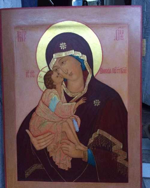 Икона Богородица Донская рукописная
