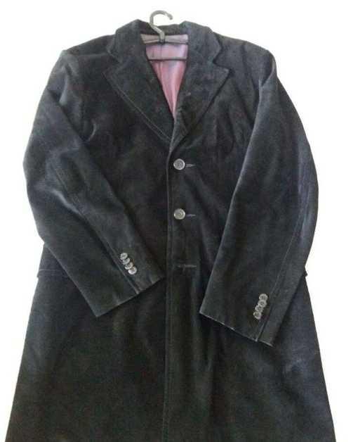 Замшевое пальто/куртка 50 размер Zellman