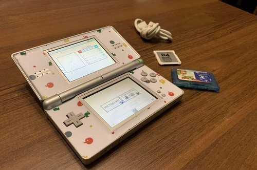Nintendo DS Lite Серая с флеш-картриджем R4