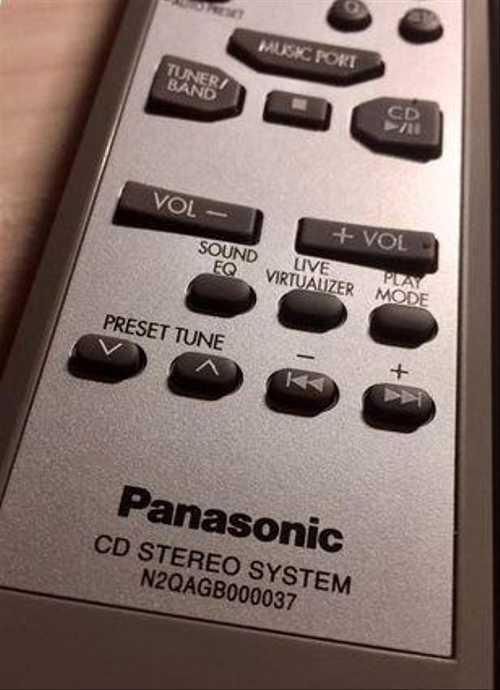 Panasonic Пульт для panasonic N2qahb000037 audio s