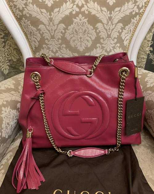 Gucci Soho Leather Shoulder Bag сумка новая оригин