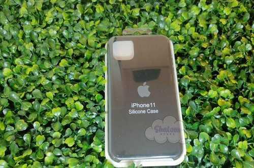 Чехол для iPhone 11 Silicon case Черный