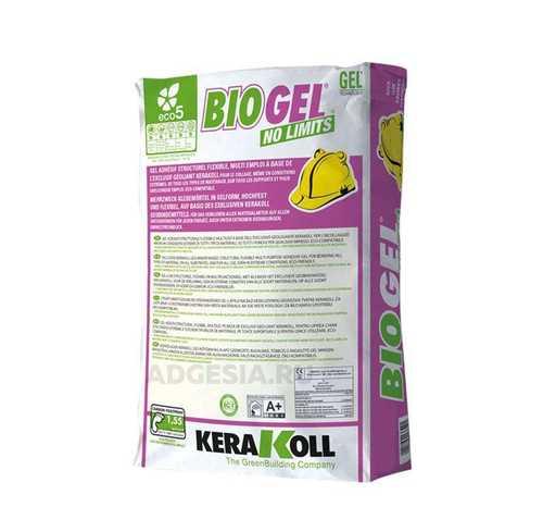 Клей для плитки BioGel No Limits Kerakoll