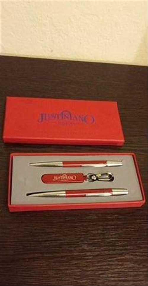 Ручка, механический карандаш и брелок Justiniano