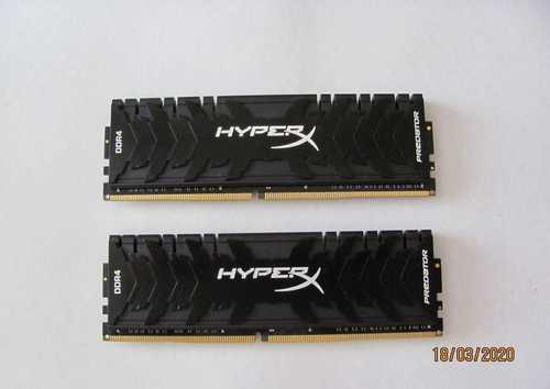 Озу Kingstone HyperX DDR4 3000Mhz 2x16Gb