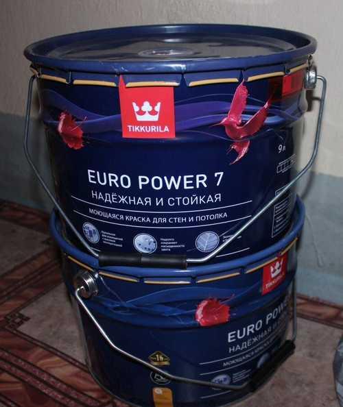 Тиккурила евро повер. Краска Euro Power 7 - 9 литров. Tikkurila Euro Power 7 9 l.. Тиккурила евро Пауэр 7 9 литров. Краска Тиккурила Euro Power 7 9л расход.