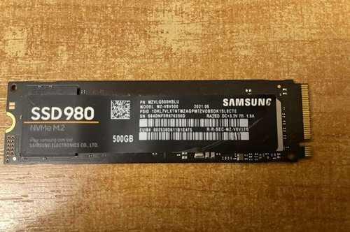 SSD Samsung M.2 NVMe PCIe 980 500 GB