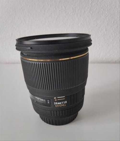 Объектив Sigma EX DG 24mm f/1.8 для Canon
