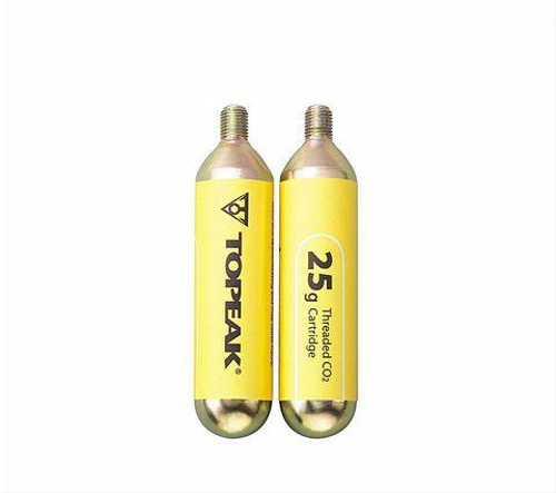 Картридж CO2 резьбовой Topeak 25G Threaded CO2 Car