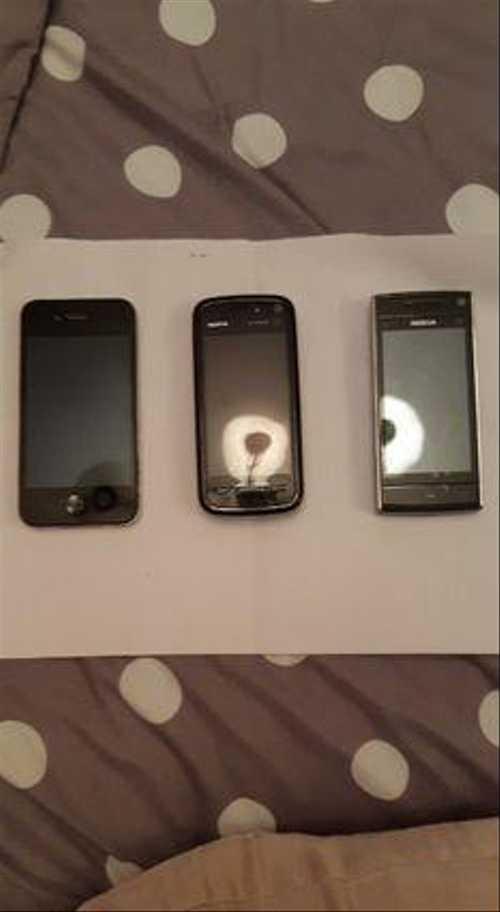 Телефон iPhone 4,Nokia x6,Nokia 5800 d-1