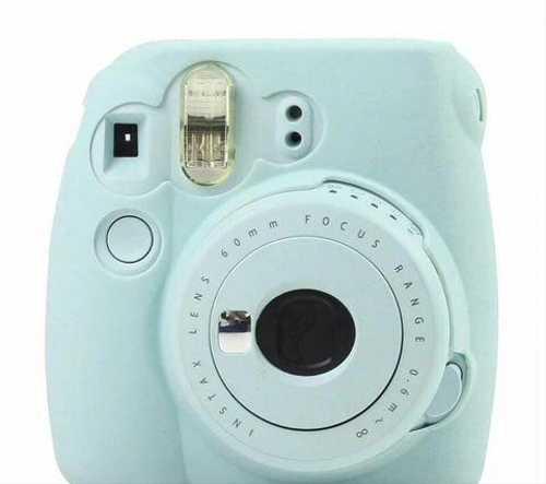Polaroid instax mini 9 голубой с чехлом-сумкой