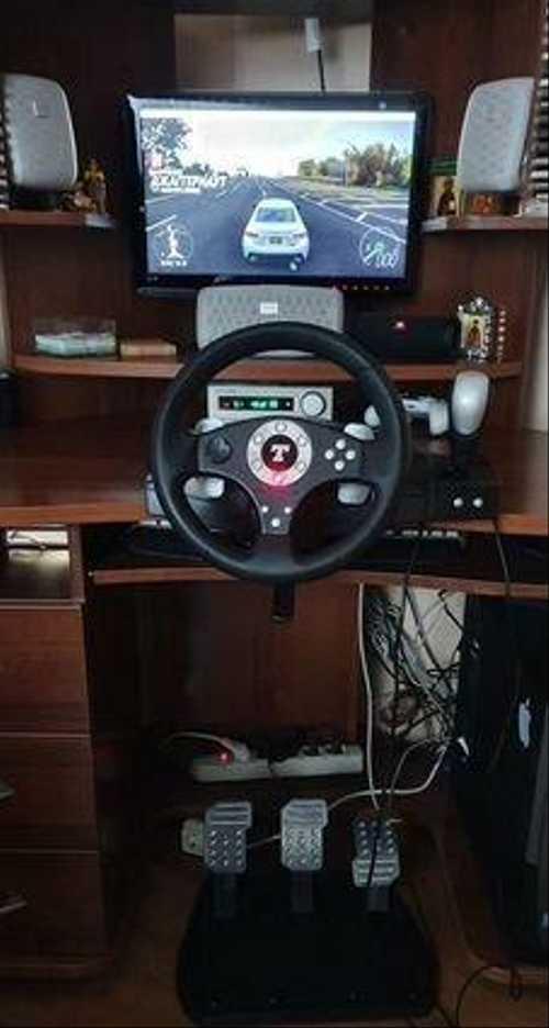 Руль Thrustmaster RGT Force Feedback PRO с педалям