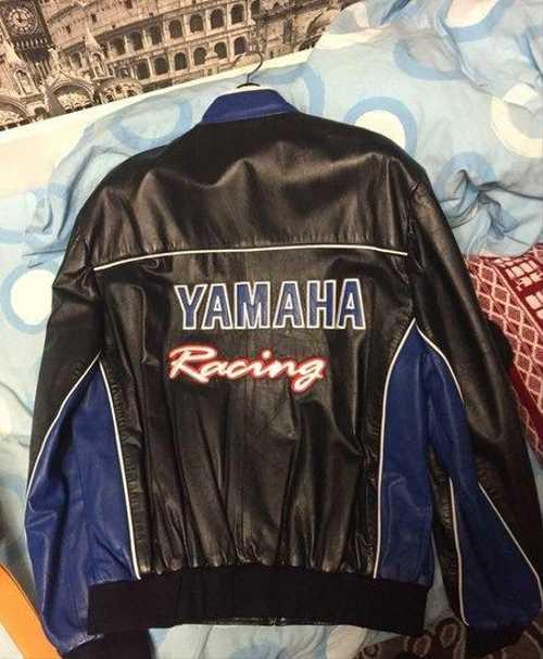 Кожаная куртка yamaha