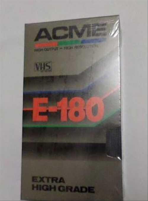Видеокассеты новые acme. E-180. VHS