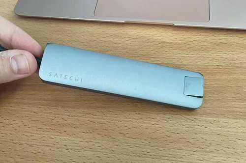 USB-C адаптер satechi slim для mac, iPad и тп