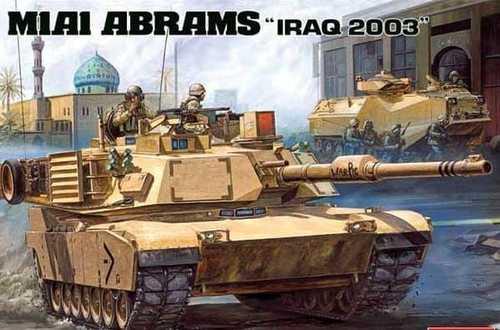 Сборная модель M1a1 Abrams Iraq 2003 (1:35) Academ