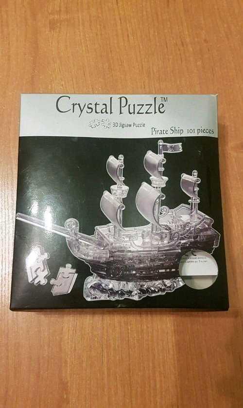 Crystal Puzzle Pirate Ship 3D