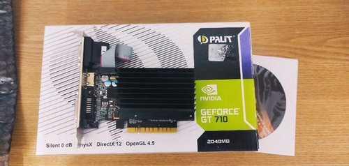 Видеокарту Nvidia GT710 2Gb