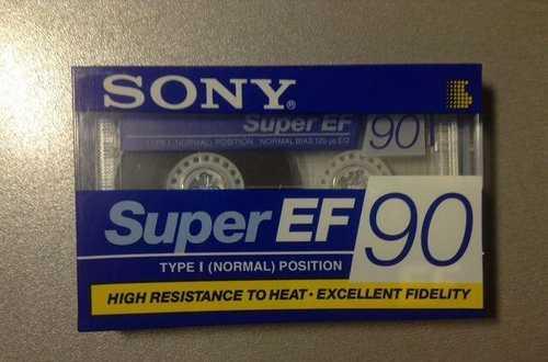 Компакт кассета sony SuperEF 90