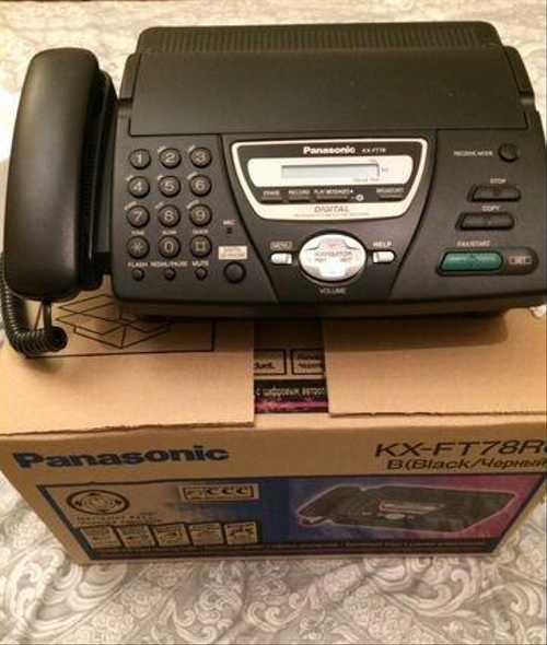 Новый факс Panasonic KX-FT78P