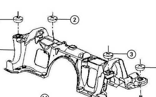 Балка подмоторная Додж караван 1996 - 2000