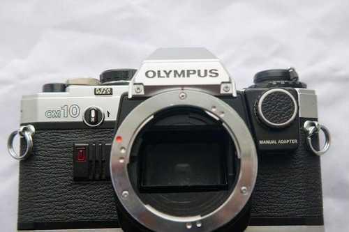 Olympus OM10 с ручным адаптером выдержек