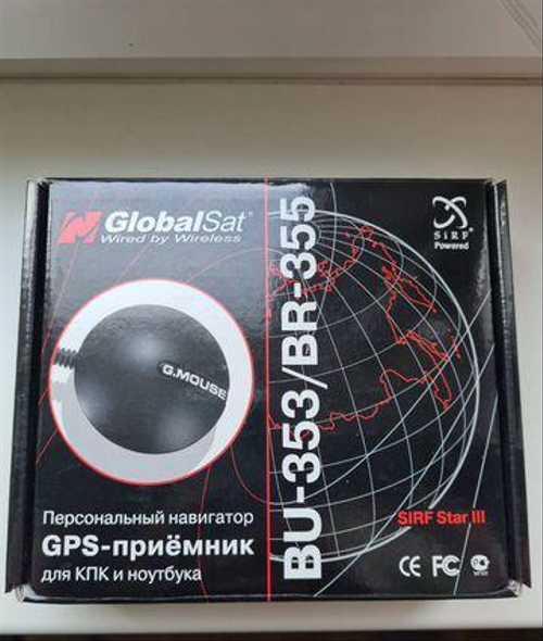 GPS-приемник для кпк и ноутбука BU353/BR-355