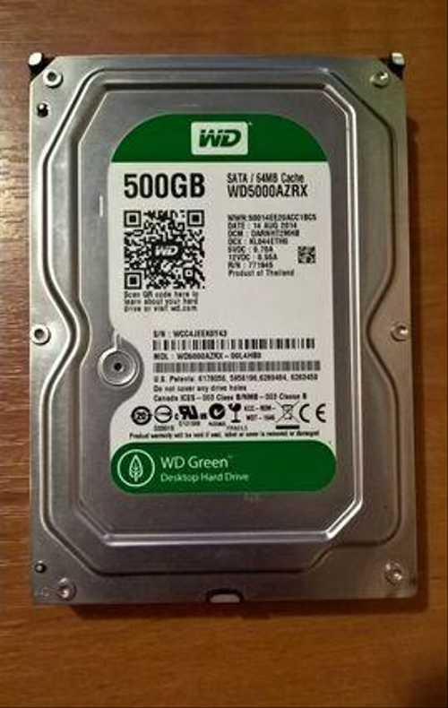 Western Digital 3.5" 500GB 64MB SATA III 5400 rpm