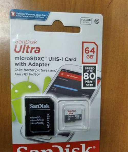 Карта памяти SanDisk