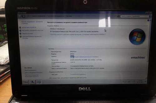 Нетбук Dell inspiron 1018