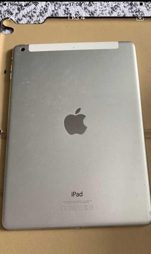 iPad air(айпад air) 64 гб,WiFi +Cellular,silver