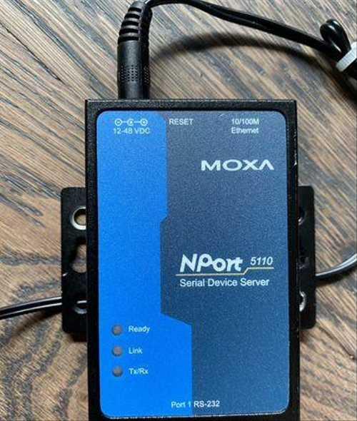 Moxa nport 5110 настройка через браузер