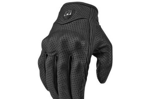 Перчатки Icon Pursuit Gloves (кожа с перфорацией)