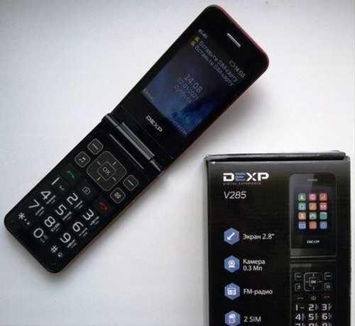 Телефон Dexp V285 2SIM раскладушка