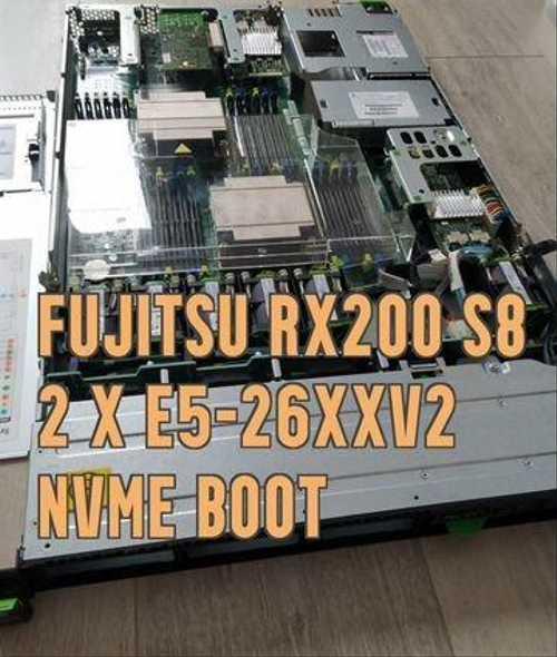 Серверная платформа 1U Fujitsu Primergy RX200 S8