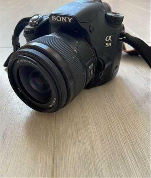 Зеркальный фотоаппарат sony альфа 58