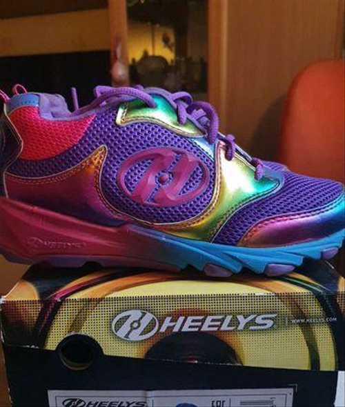 Кроссовки heelys на колёсах, размер 36,5